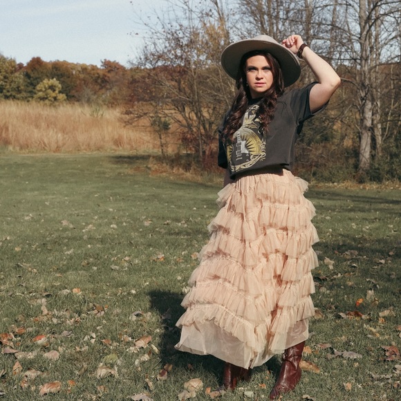 Skirts | New Maribelle Bohemian Tiered Layered Country Western Skirt ...